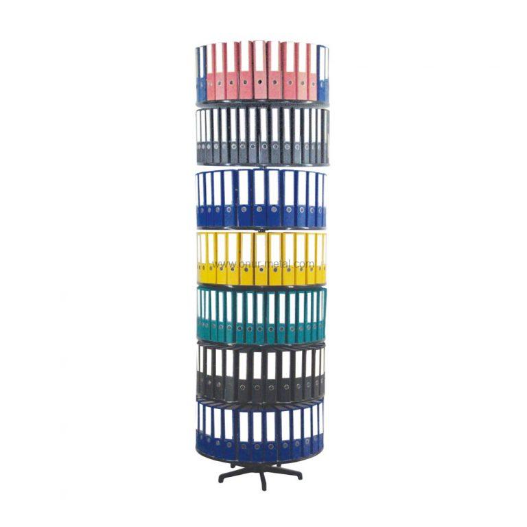 7-Storey Revolving Filing Cabinet For 85 cm Ring Binders – Onur Metal ...